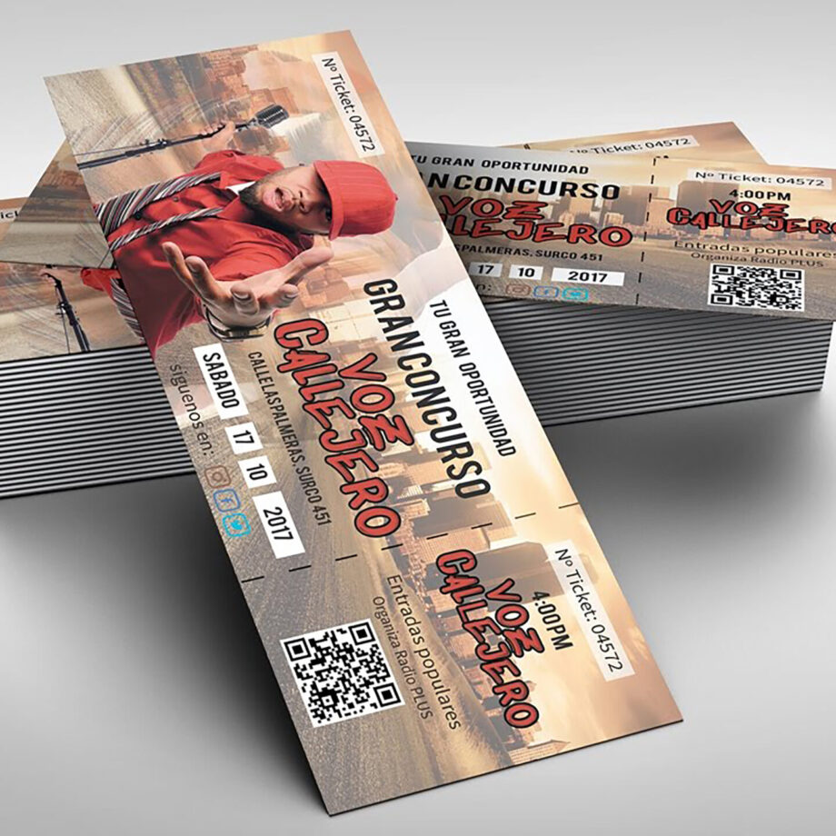 Digital Tickets – Indie Printing