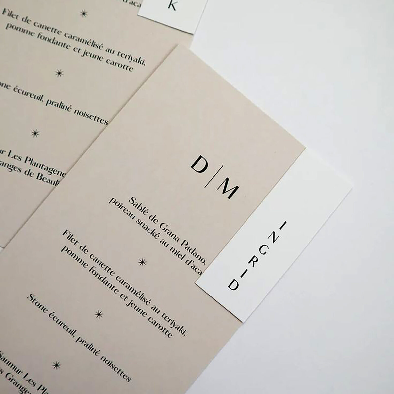 Wedding Menu – Sugarcane Cardstock